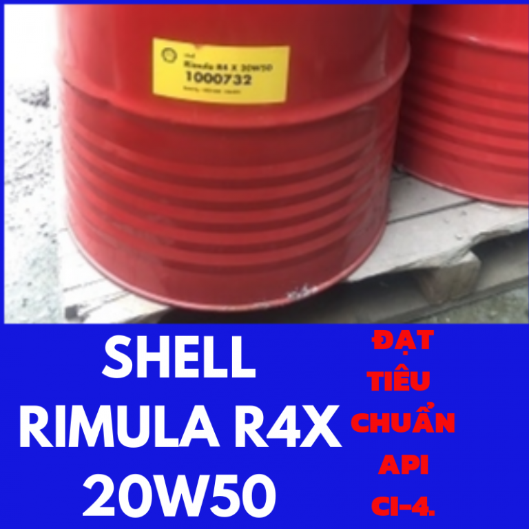 Shell Rimula R1 Multi 20w50 là dầu động cơ không dùng cho động cơ turbo ...