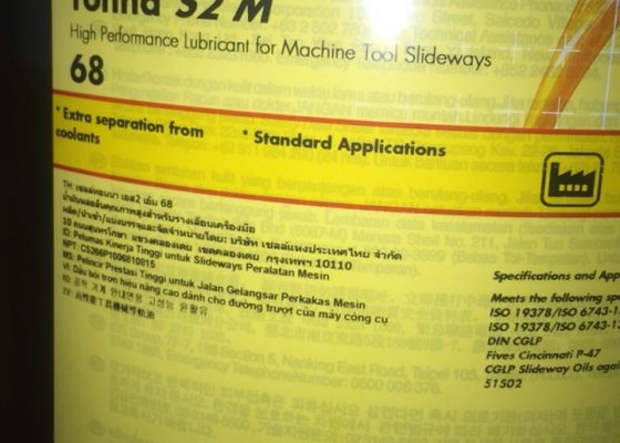 Những tính năng của dầu thanh trượt, rãnh trượt Shell Tonna s2 m68 ...