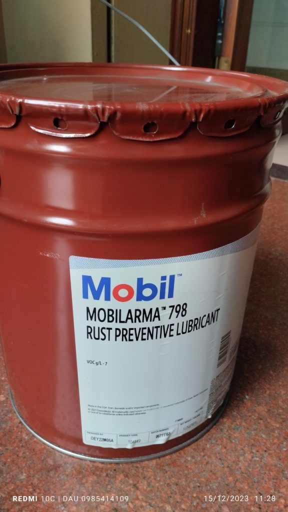 Dầu cho dây cáp và các thiết bị máy móc hàng hải Mobilarma 798 - Nhà ...