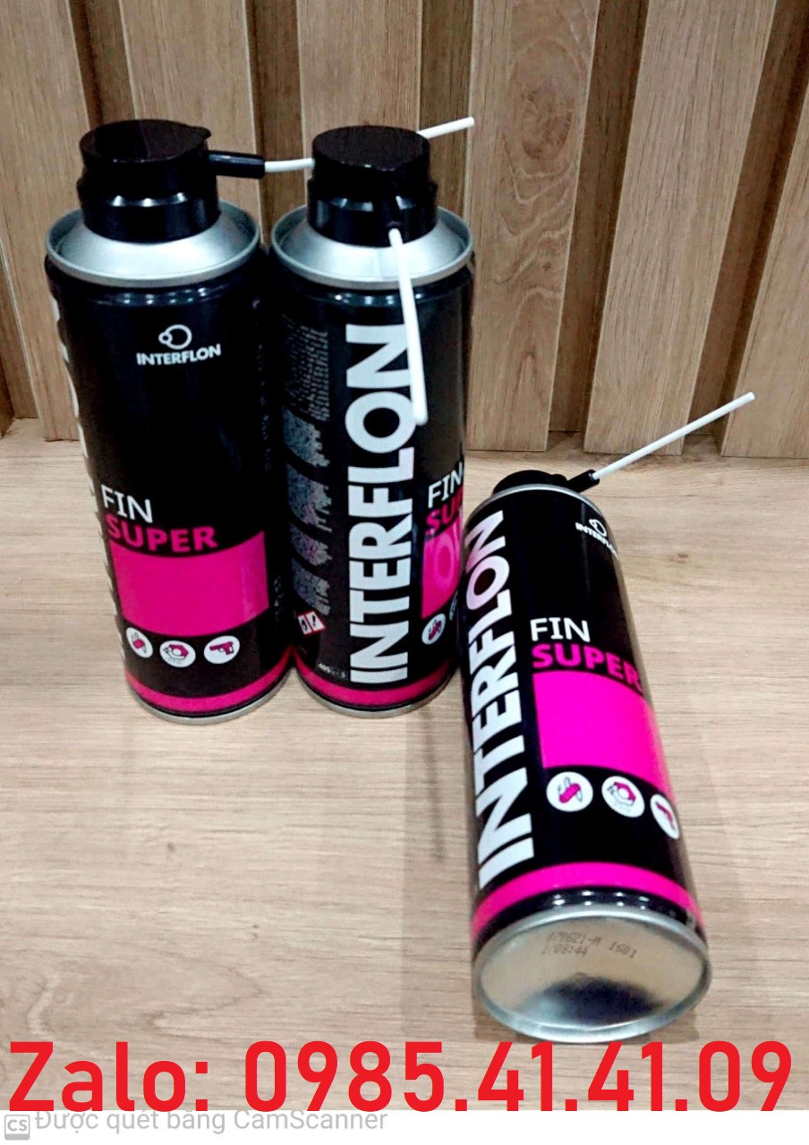 Interflon Fin Super đóng gói 300ml giúp làm sạch, bảo vệ, thẩm thấu tốt ...