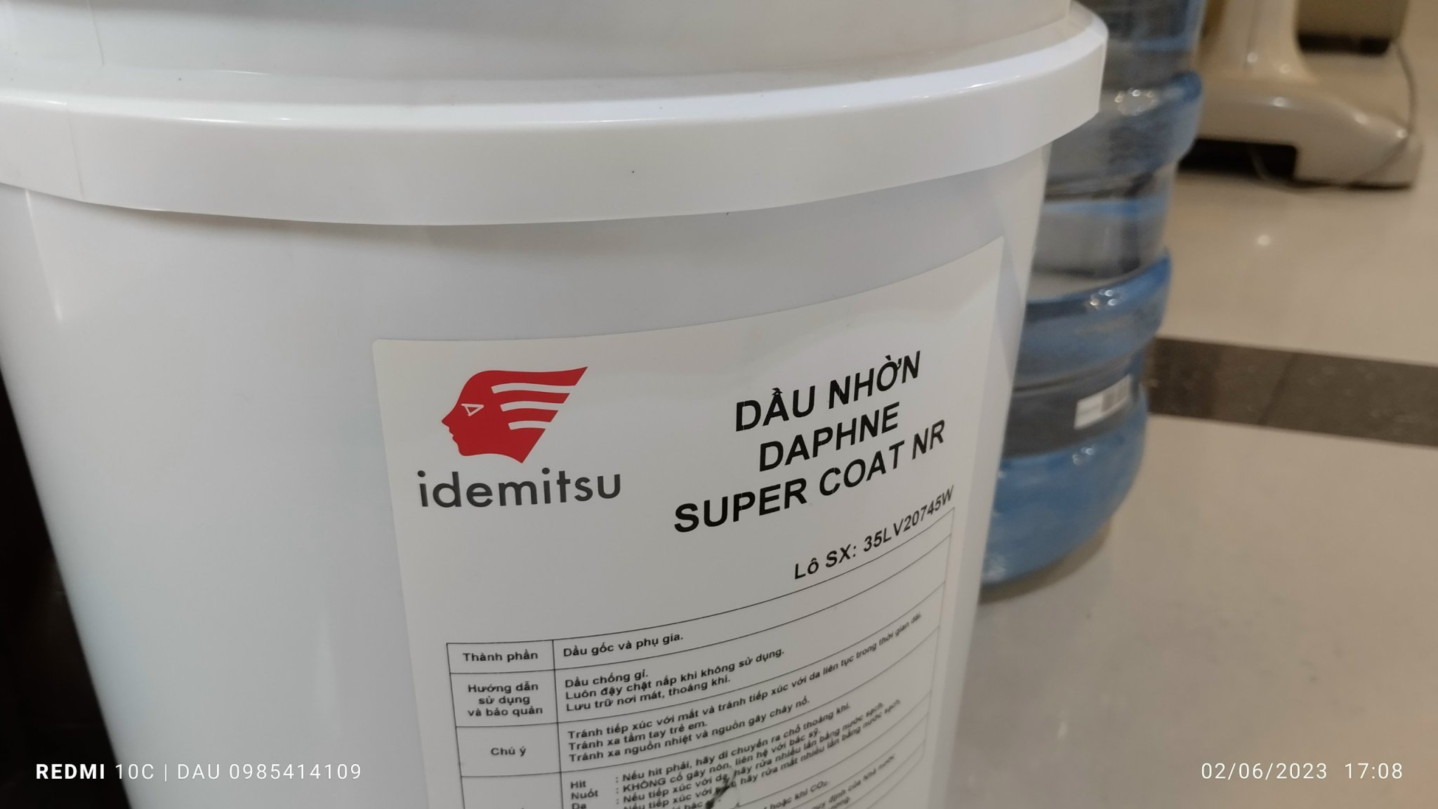 Daphne super coat nr-20 dầu chống rỉ chất lượng cao - Nhà phân phối dầu mỡ công nghiệp