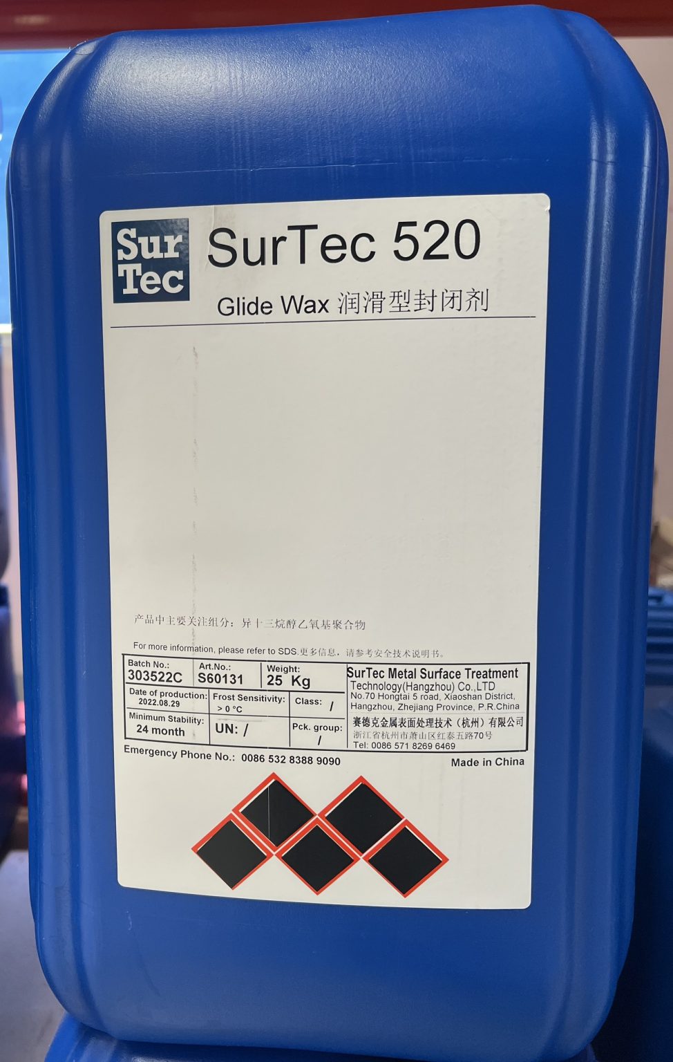 SurTec 520 Friction Control chất chống mài mòn chất lượng cao. - Nhà phân phối dầu mỡ công nghiệp