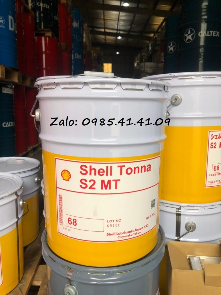 Shell Tonna S2 MT 68 dầu bôi trơn đường trượt từ Shell Nhật Bản - Nhà phân phối dầu mỡ công nghiệp